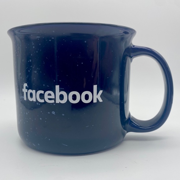 facebook | Dining | Facebook Logo Corporate Advertising Coffee Mug Blue ...